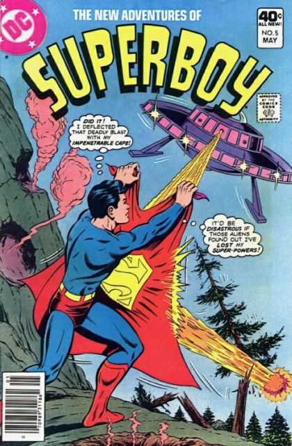 Superboy Comic Book Covers
